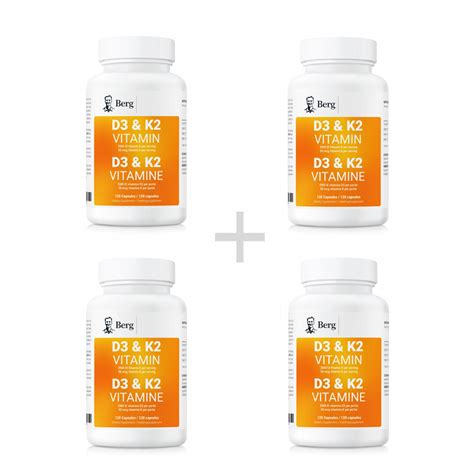 D3 And K2 Vitamin 2000 Iu Bundle 4 In Pack
