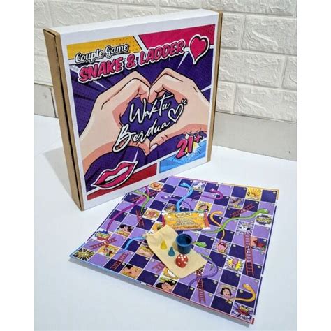 Ular Tangga Dewasa Pasutri Couple Game Snake And Ladder Lazada Indonesia