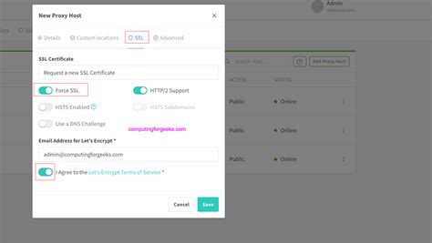 How To Run Nginx Proxy Manager In Docker Container Computingforgeeks