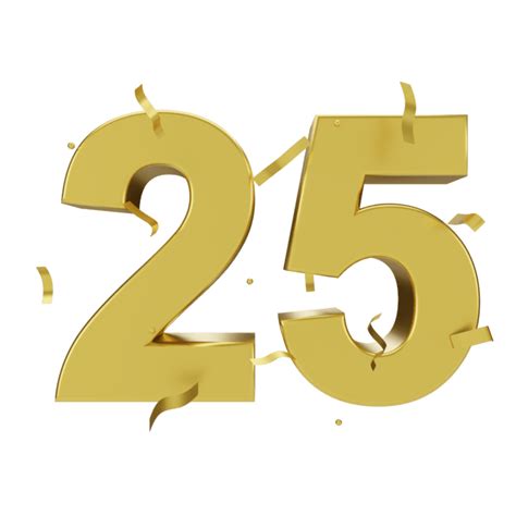 Number 25 Pngs For Free Download