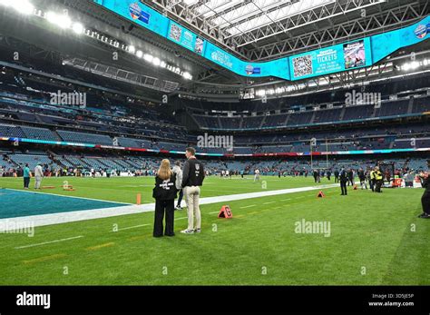 View Of The Santiago Bernabéu Stadium During The Nfl 2025 Madrid Game