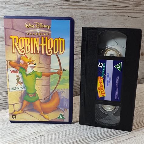 Walt Disney Classics Robin Hood Vhs Video Tape Cassette Excellent