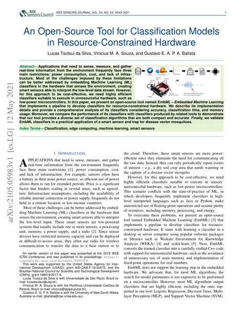 Pdf An Open Source Tool For Classification Models In Resource