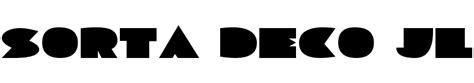 Sorta Deco Jl Font Preview Details And Free Download Fontsmarket