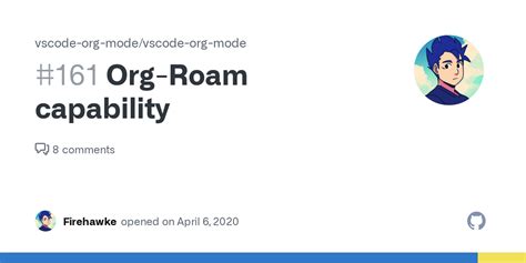 Org Roam Capability Issue Vscode Org Mode Vscode Org Mode Github