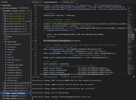 AWR6843AOPEVM For Out Of Box 6843 Aop How To Output RadarCube Data To Com Port Monitor CLI
