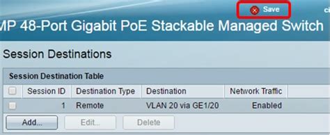 Configure Remote Switch Port Analyzer RSPAN Settings On The Network Cisco