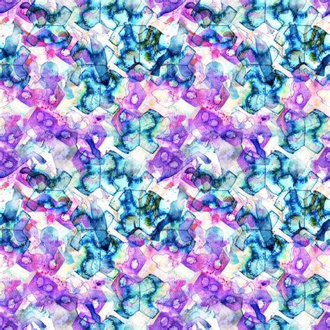 Watercolor Ethnic Seamless Pattern Stock Illustration Illustration
