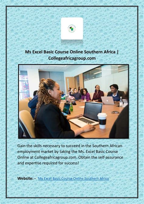 Ppt Ms Excel Basic Course Online Southern Africa Collegeafricagroup