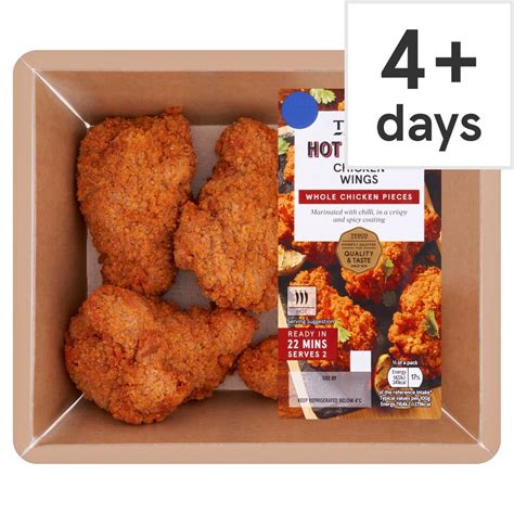 Tesco Hot And Spicy Chicken Wings 350g Tesco Groceries