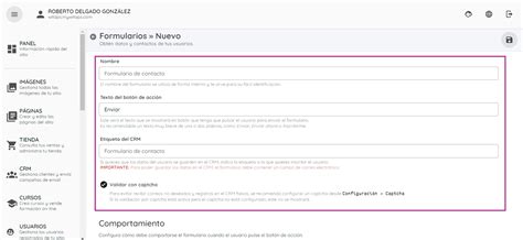 Cómo crear un formulario Witaps