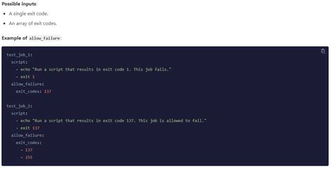 Gitlab Exit Codes Gitlab Cicd Gitlab Forum