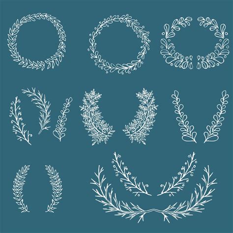 Branch Ornament Dodle Hand Drawn Illustration 51816231 Vector Art At Vecteezy