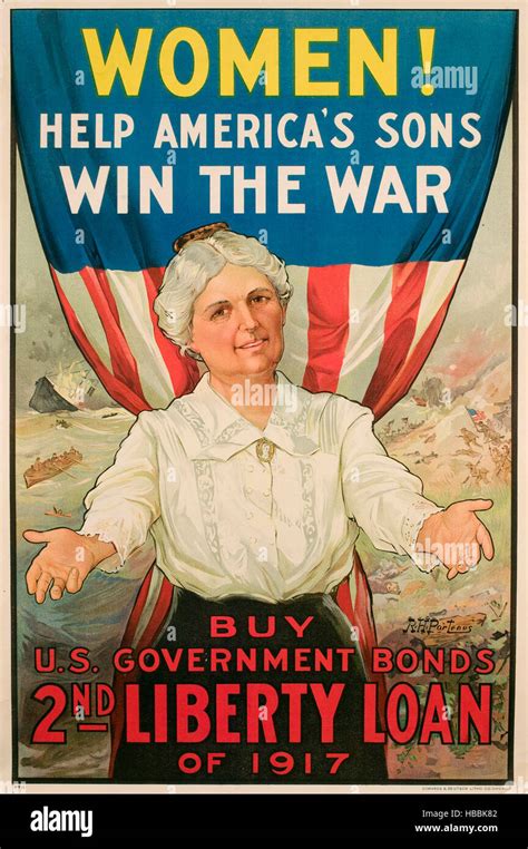 World War I Propaganda Posters Advertisement For War Bonds 1917 Text