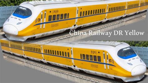 China Railway Dr Yellow Train Journey Railway High Speed Rail