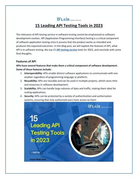 Ppt 15 Leading Api Testing Tools In 2023 Powerpoint Presentation Free Download Id12238433