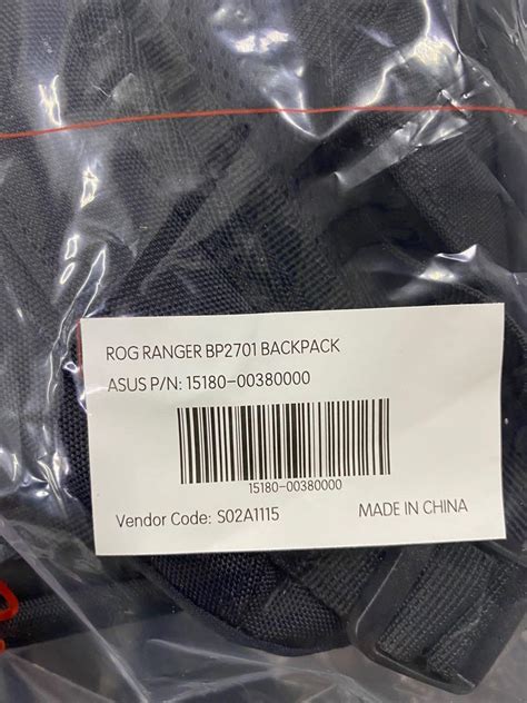 Asus ROG Ranger BP2701 Backpack for 17” laptop, Computers & Tech, Parts ...