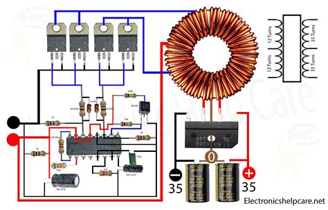 Inverter For Amplifier Circuit Diagram