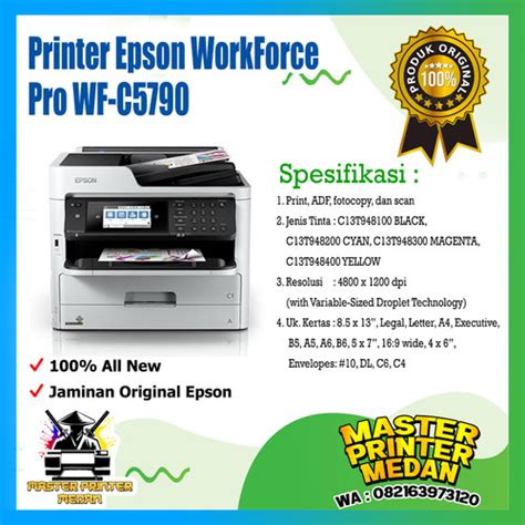 Jual Printer Epson Wf C5790 Epson Wf C5790 Epson Wfc5790 A4 Print Scan