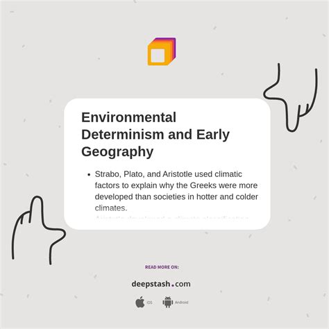 Environmental Determinism And Early Geography Deepstash