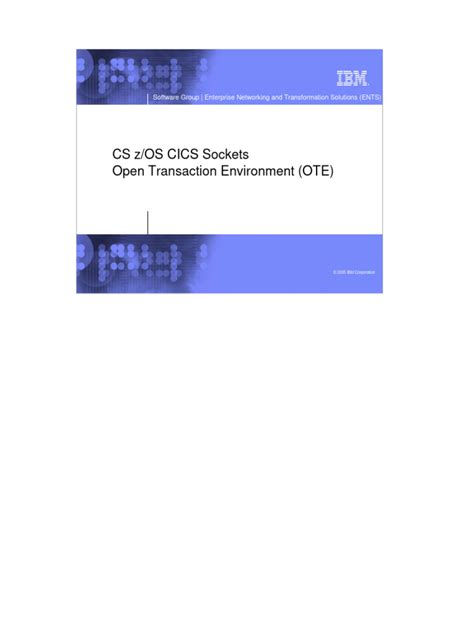 cics sockets ote pdf network socket ibm db2
