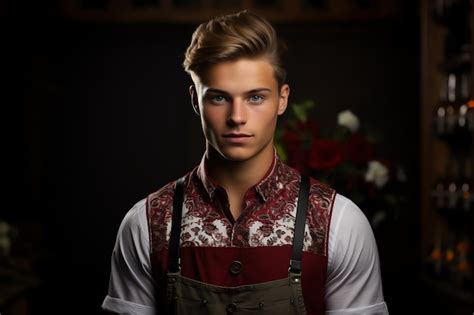 Premium Ai Image Young Swiss Model