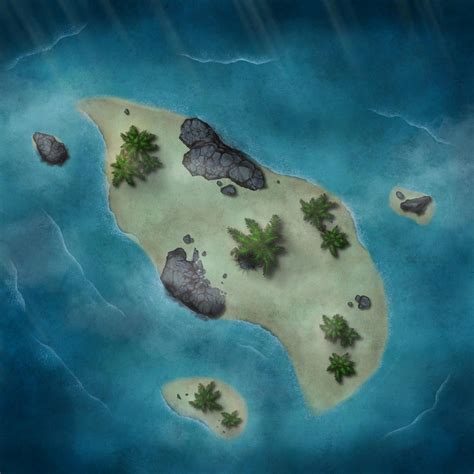 Island Battlemap Shipwreck Dnd Map Dandd Battle Map Dungeons And