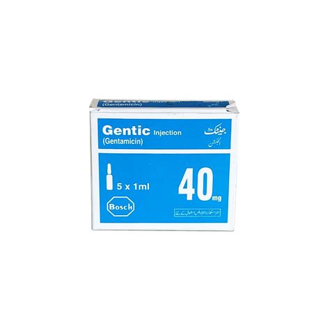 Gentic 40mg Injection 1 Ml Uses Benefits Side Effects