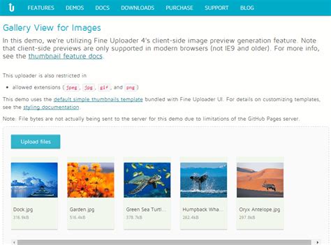 Inspiring FREE Examples Of HTML JQuery Upload File Scripts