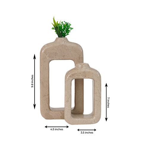 Rectangle Vase Marbly Pakistan