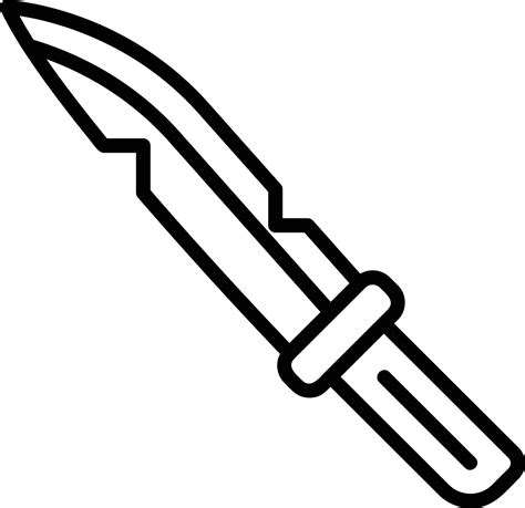Knife Line Icon 14746275 Vector Art At Vecteezy