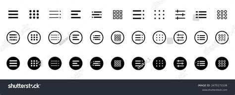 Hamburger Website Navigation Menu Hamburger Menu Stock Vector Royalty