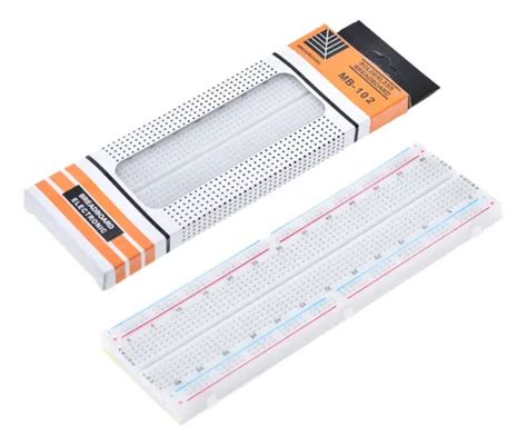 protoboard breadboard 830 pontos furos para pic e arduino parcelamento sem juros