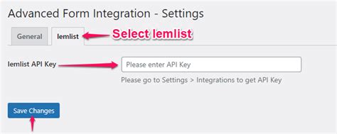 Lemlist Advanced Form Integration