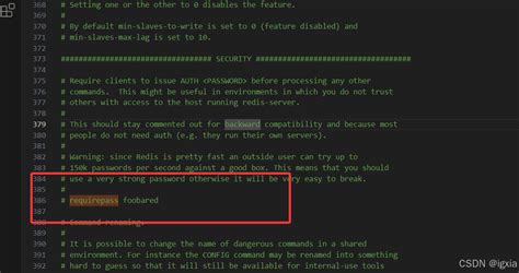 Redis设置密码（单次设置和永久设置）windows Redis设置密码 Csdn博客