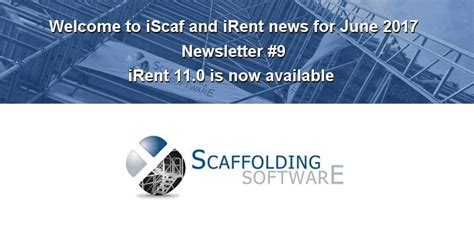 Scaffolding Software Newsletter 9 Scaffolding Software