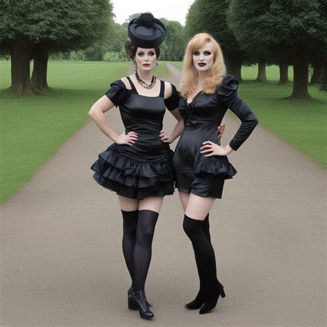 Full Height Sissy Son And Mother In Full Makeup By Closetsiss On