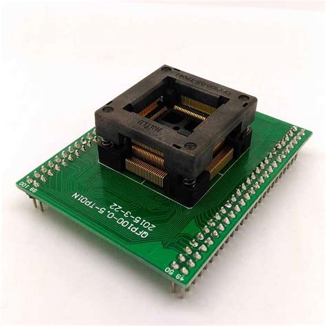 Tqfp100 Fqfp100 Qfp100 Programmer Adapter 0 5mm Ic Socket