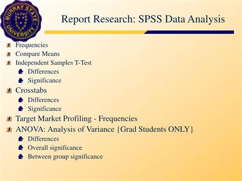 Ppt Spss Data Analysis Statistical Procedures And Interpretation Powerpoint Presentation Id