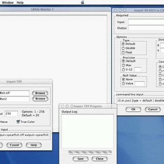 GRASS Prototype GUI On MacOS X Using Cocoa GUI Builder Download Scientific Diagram