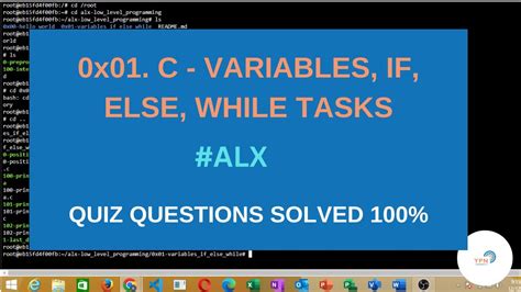 0x01 C Variable If Else Quiz Solved 100 Youtube