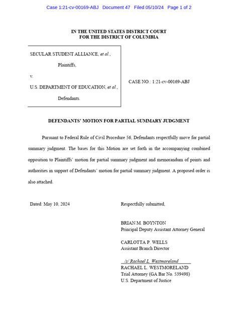 Ssa Motion For Partial Sj Pdf Summary Judgment Administrative