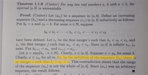 sequences and series theorem for any two real numbers a b with a