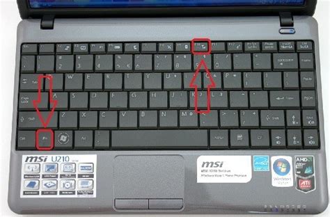 Which Function Key Turns Wireless On And Off MSI U Support