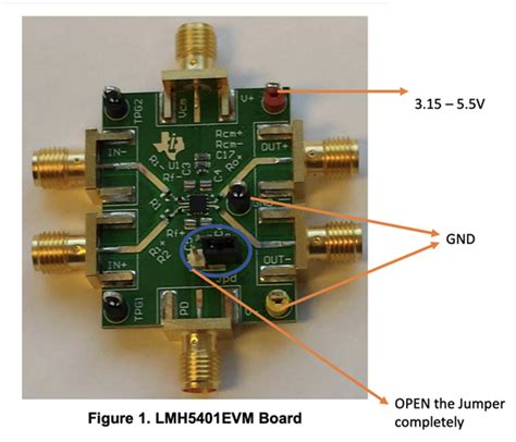 LMH EVM LMH Disabled By Default Amplifiers Forum Amplifiers TI E E Support Forums