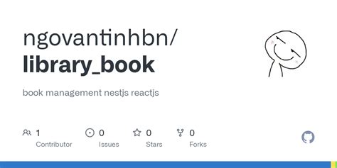 github ngovantinhbn library book book management nestjs reactjs