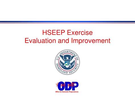 PPT HSEEP Exercise Evaluation And Improvement PowerPoint Presentation ID 4556309