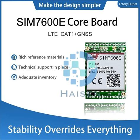 Haisen Simcom Sim7600e Core Board Lte Cat1 Voice Gnss