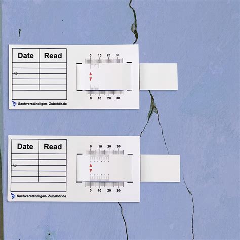 Expert Accessories Crack Monitor Appraiser Equipment Gap Ruler And Measuring Tools For Real