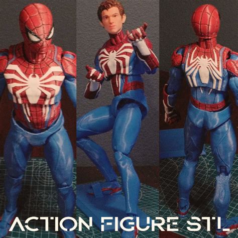 🦸‍♂️ Spiderman Action Figure 3d Printing With Fully Color Ready Female Movable Body Action